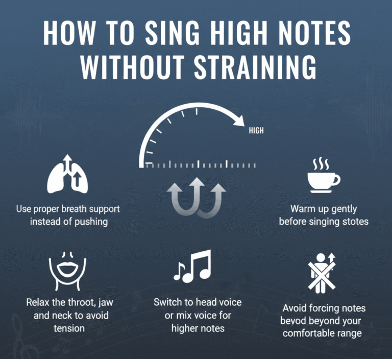 How to Sing High Notes Without Straining (Safe & Proven Method)