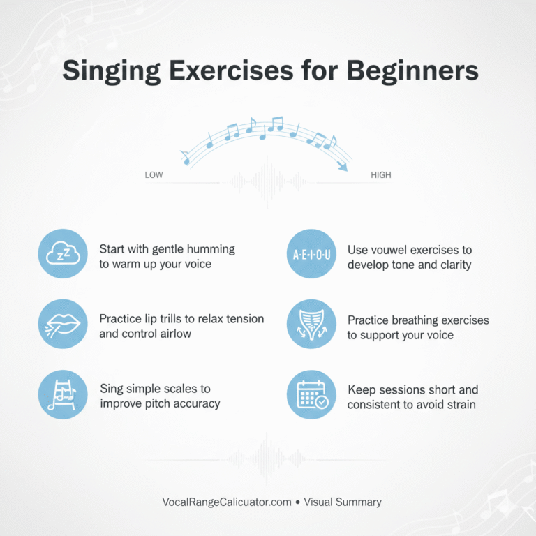 Singing Exercises for Beginners (Safe, Simple & Effective)